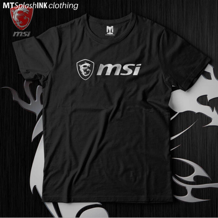 MSI Components Gaming Shirt - MT Splash Ink - CB | Lazada PH