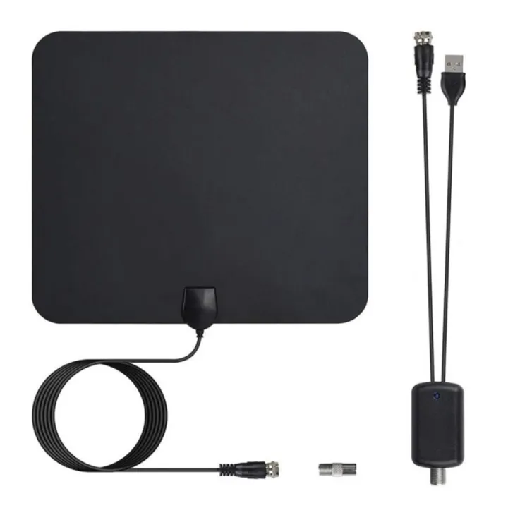 TV Antenna, Amplified Digital HDTV Antenna, Support 4K 1080P HD VHF UHF ...
