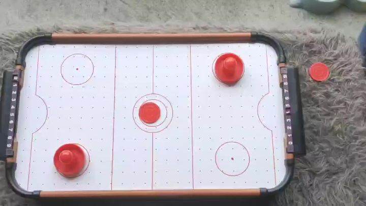 20 inches Mini Hockey Table Set For Kids With Electric Fan Battery ...