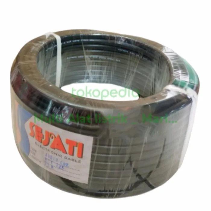 Kabel Listrik 2x2,5 rambut NYYHY 2,5MM TEBAL Hitam 25M full 2 x 2,5 ...