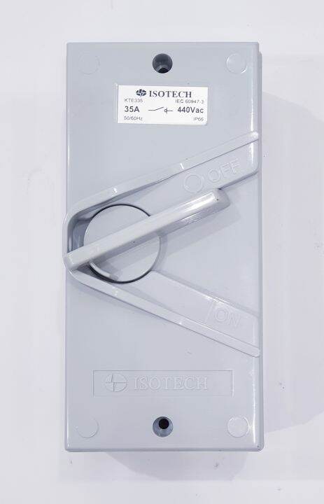 ISOTECH KTE Series Weatherproof Enclosed Isolator 3P 20A/35A/63A | Lazada