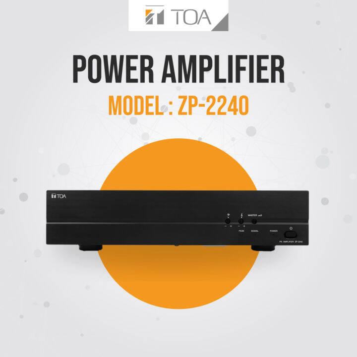POWER AMPLIFIER TOA MODEL ZP-2240 GARANSI RESMI | Lazada Indonesia