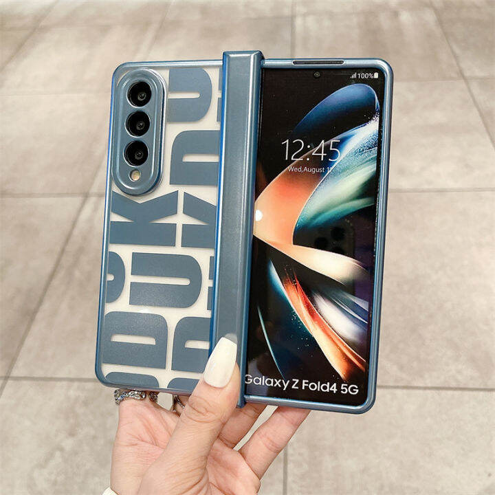 HOCE Clear Back Phone Case For Samsung Galaxy Z Fold 4 Fold 3 With ...