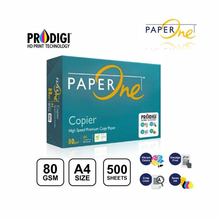 Paper One A4 Copier Paper 80gsm 500's Kertas A4 | Lazada