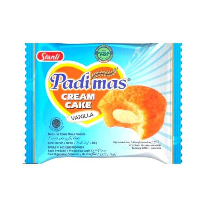 Padimas Snack Cream Cake Berbagai rasa [1 Karton/100 pcs] | Lazada ...