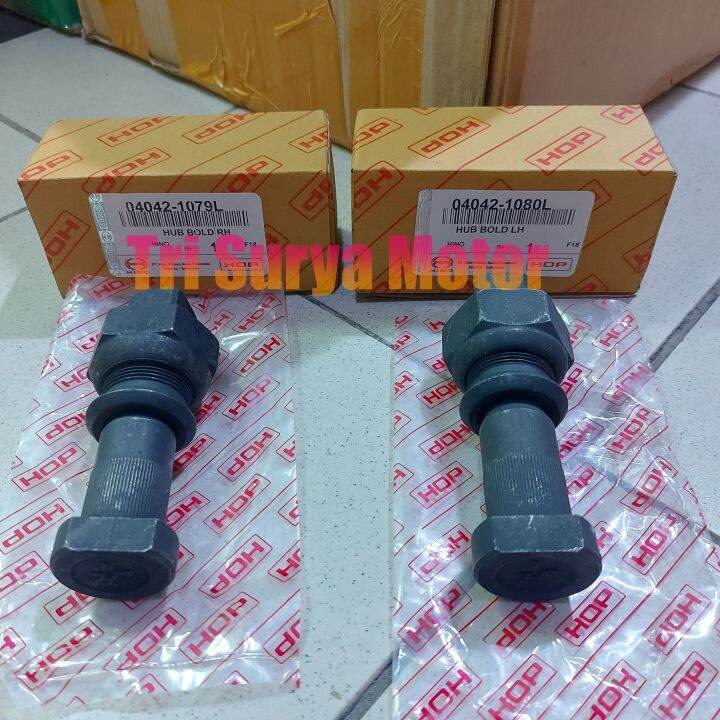 HUB BOLT REAR BAUT RODA BELAKANG HINO LOHAN FM260TI HARGA 1SET ORI ...