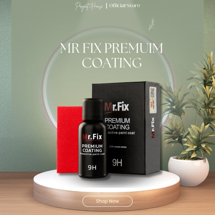 Mr. Fix 30ml Upgraded Ceramic Coat 9H Car Polish Liquid Crystal Set High Density Car Super ...