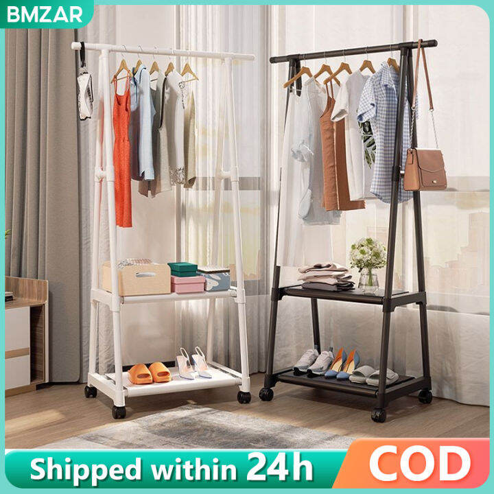 Clothes Rack Drying Rack bracket coat rack home bedroom Sampayan simple ...