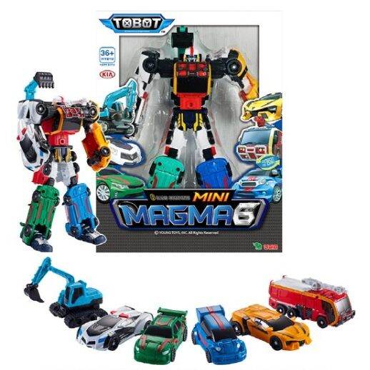 Tobot Mini Magma 6 Intergration Transformation Robot Toy Lazada Ph