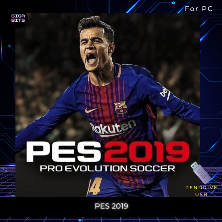 Pro Evolution Soccer 2019 / PES 19 pc game pendrive USB Pro Evolution ...
