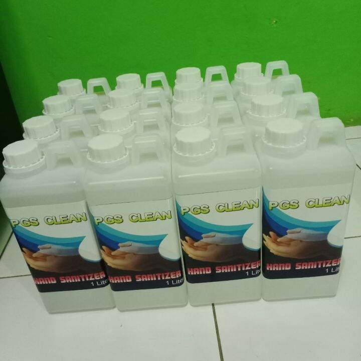 HAND SANITIZER kemasan jerigen 1 Liter dengan label PGS CLEAN | Lazada ...