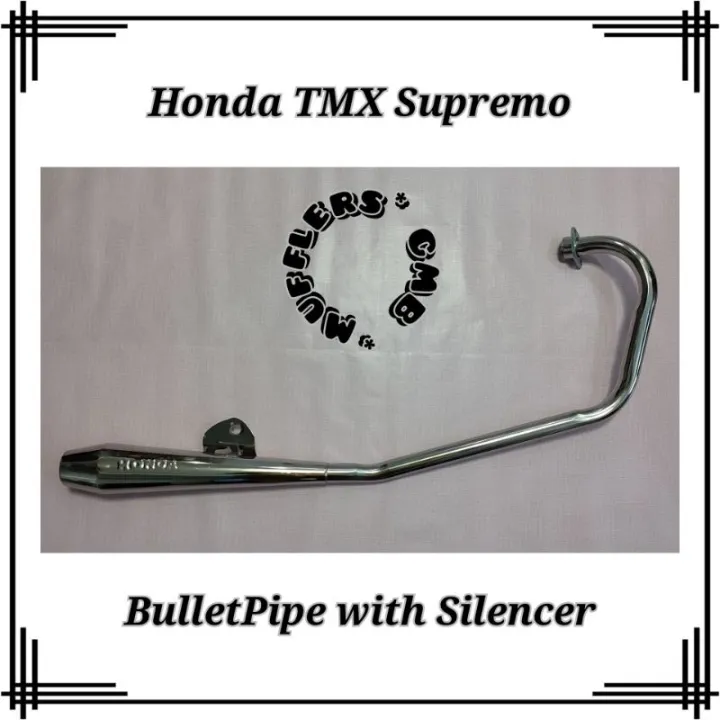 【Ready Stock】 Honda TMX Supremo - BulletPipe - Stainless - Muffler ...