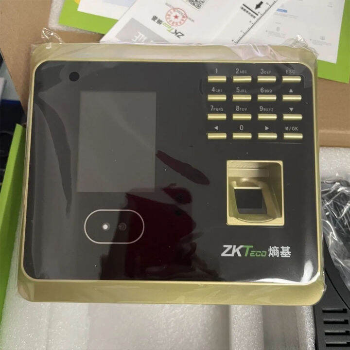 ZKTeco Biometric Face Recognition Fingerprint Time Card Attendance Machine WIF LCD Display ...