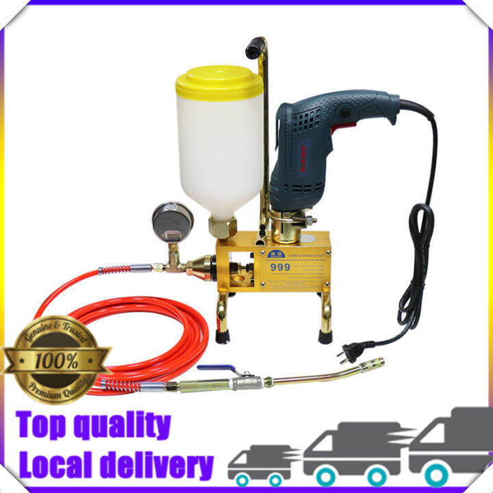 Electric Epoxy Injection Piston Pump Polyurethane Foam Grouting Steel ...