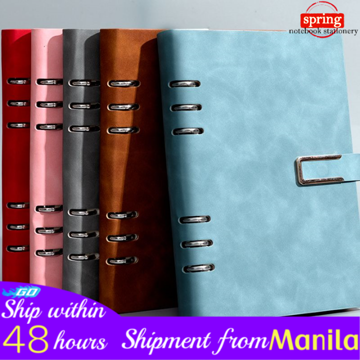 A5 B5 Removable buckle 6 hole notebook College notebook loose-leaf ...