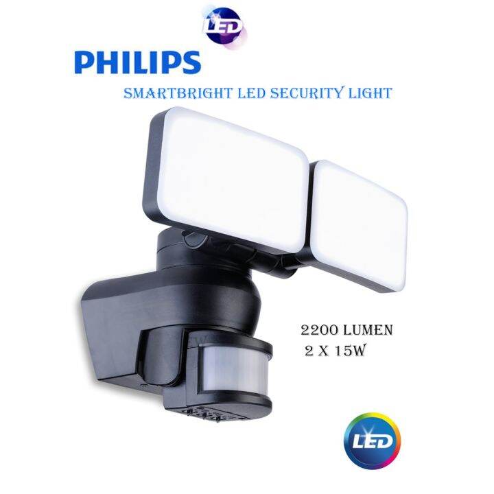 PHILIPS MOTION SENSOR WITH LED LIGHT BWS 220 SECURITY/SENSOR LIGHT ...