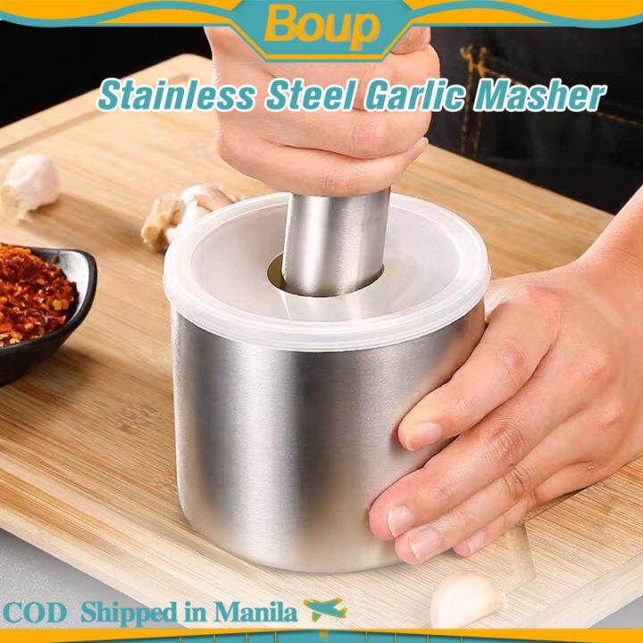 Eurochef Stainless Steel Mortar And Pestle, Crushing Tool With ...