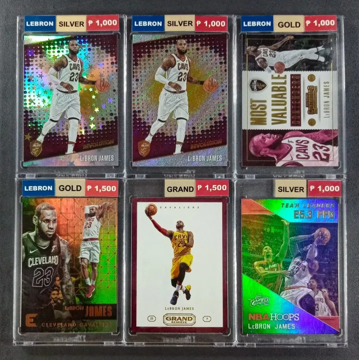 Lebron James Silver Gold and Grand Reserve NBA Cards with Free Magnetic ...