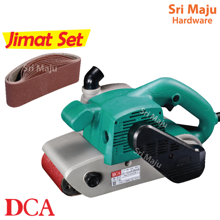 MAJU DCA AST 610 Belt Sander Sanding Wood Finish Palm Sand Paper Disc ...