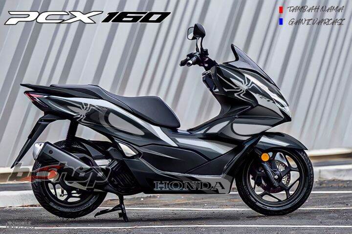 decals sticker pcx 160 motif spiderman variasi warna pilihan | Lazada ...
