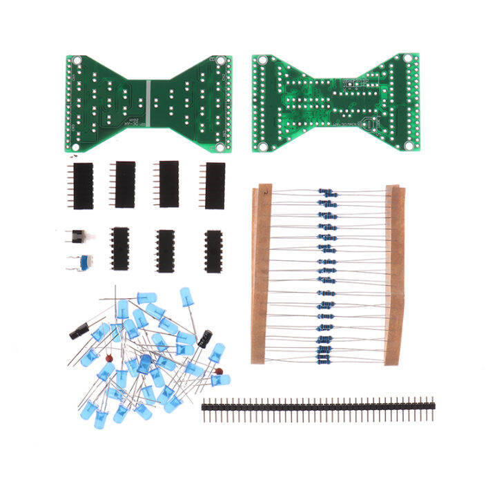 Graceful DC 5V Electronic Hourglass LED DIY Kit Double Layer PCB Board ...
