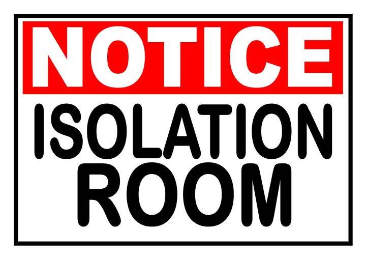 NOTICE ISOLATION ROOM | Lazada PH
