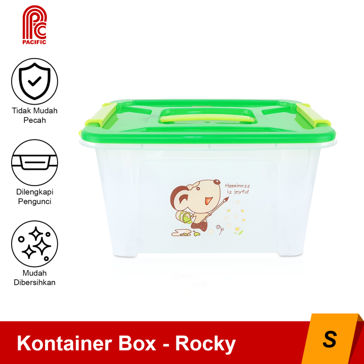 PACIFIC Kotak Penyimpanan Kontainer Plastik S Rocky Container Box ...