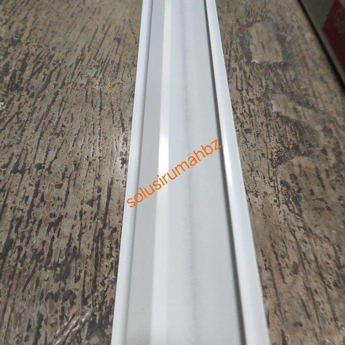 PER10CM TUTUP SAJA U KANAL M 4" PUTIH KERTAS KUSEN ALUMINIUM kaca mati ...