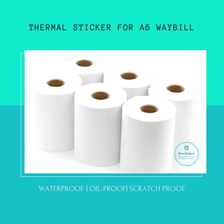 Thermal Stickers for A6 Waybills (Box of 18) | Lazada PH