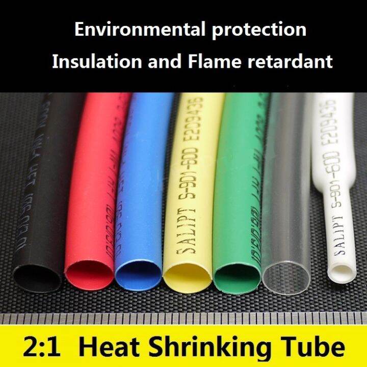 5Meter-Diameter 6MM Heat Shrinkable Cable 2:1 Insulation Tube Sleeve ...