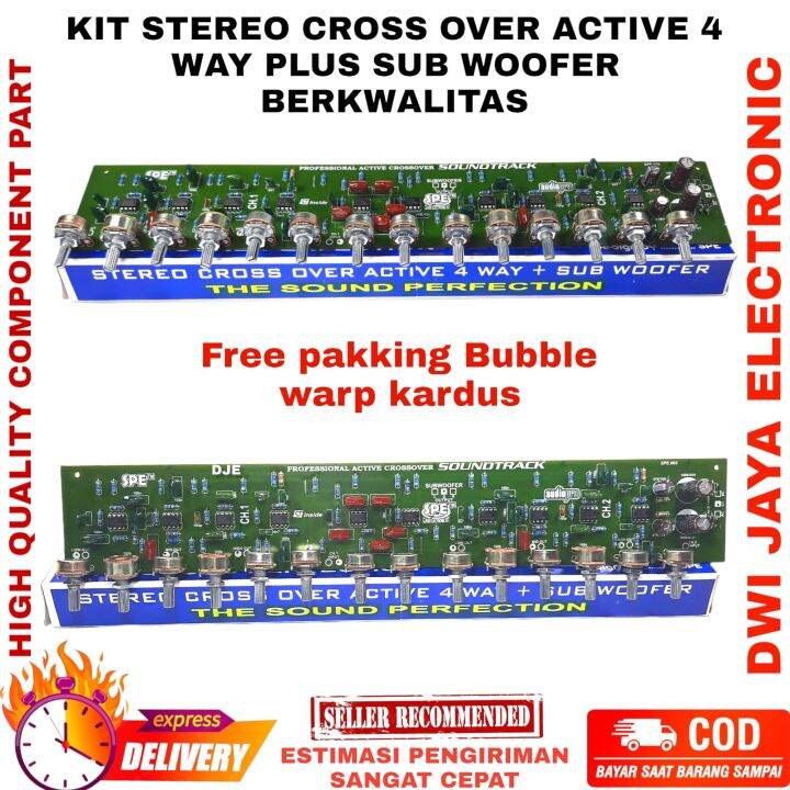 KIT CROSSOVER 4 WAY PLUS SUB WOOFER Krossover | Lazada Indonesia