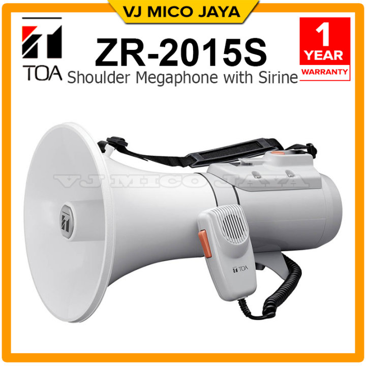 Megaphone TOA ZR-2015S Sirine / Pengeras Suara | Lazada Indonesia