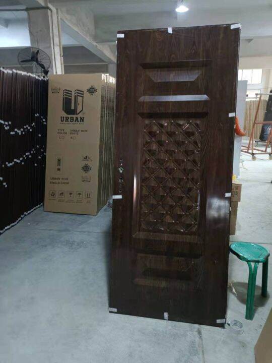 Pintu Rumah | Pintu Baja 80x210 FORTRESS URBAN 80.01 | Lazada Indonesia