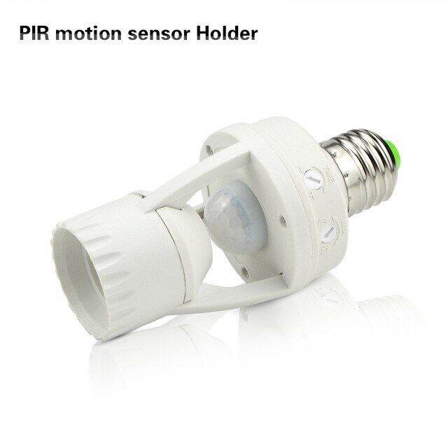 Ac 110 220v Pir Induction Motion Sensor Ir Infrared Human E27 Plug