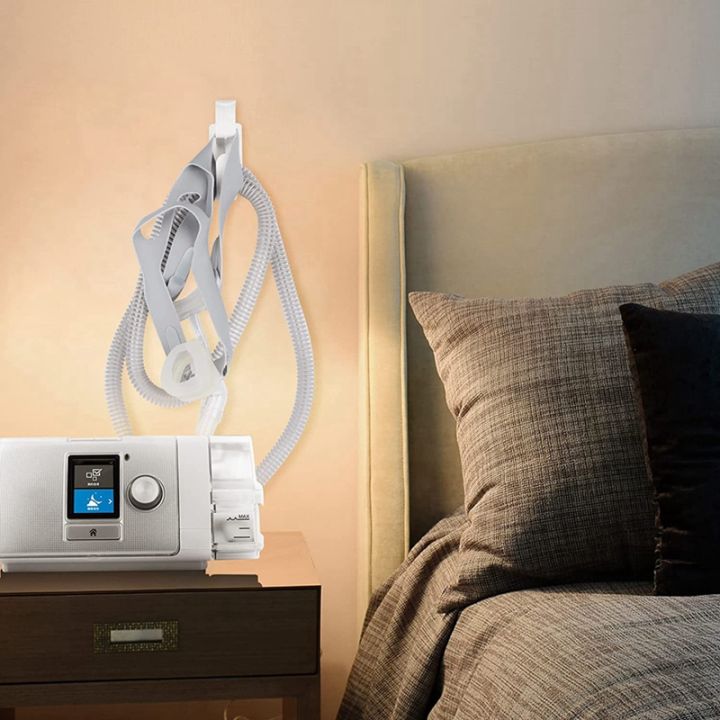 Hanger CPAP Mask Hook CPAP Tubing Holder White Hanger with Anti-Skid Function | Lazada.co.th