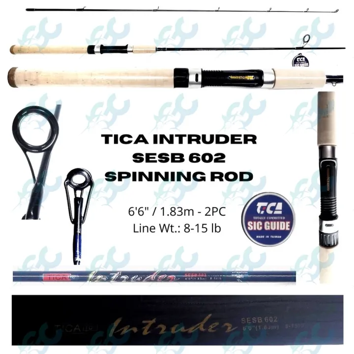 Tica Intruder SESB602 Rod 6’0 Spinning Rod | Lazada PH