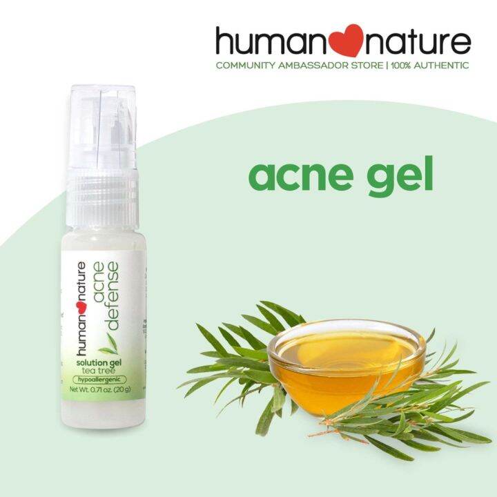Human Nature Acne Defense Solution Gel Clinically Tested 20g | Lazada PH
