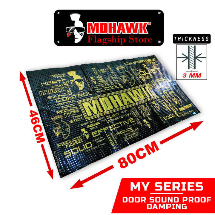 Mohawk 3mm MY Series Soundproof Sound Damping for Car Doors Panel Sound ...