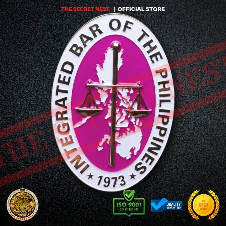 Integrated Bar of the Philippines IBP Car Emblem (Premium Quality, 3D ...