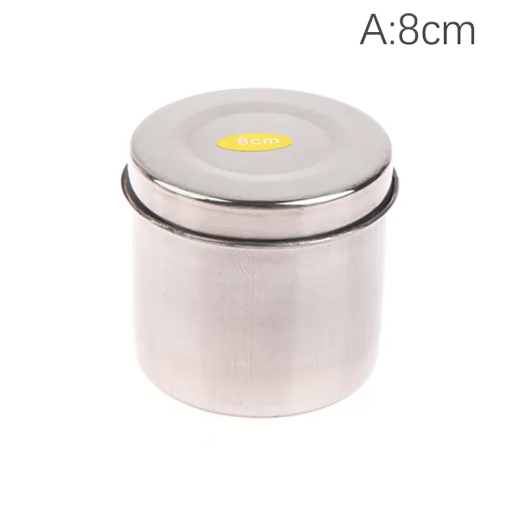 BI Medical Alcohol Round Box 304 Stainless Steel Cotton Can Barrel ...