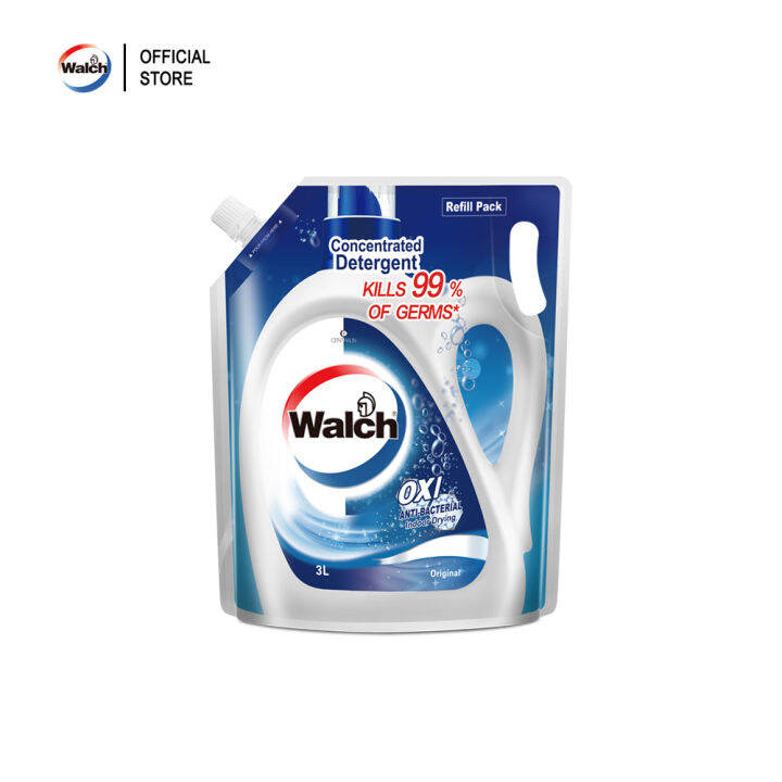 Walch Antibacteria Laundry Detergent Original 3L Refill | Lazada