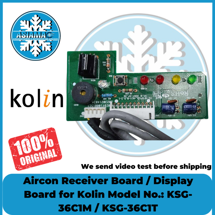 Aircon Receiver Board / Display Board for Kolin Model No.: KSG-36C1M ...