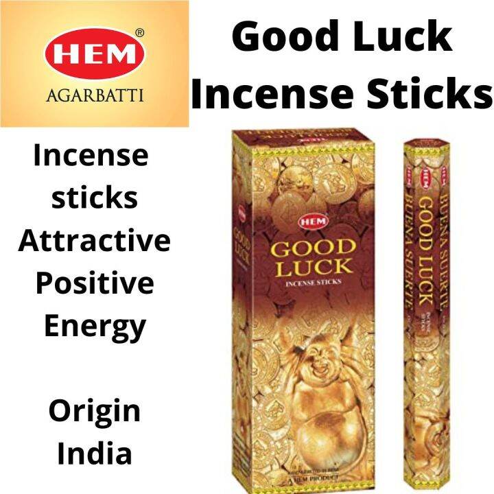 Hem Premium Good Luck Incense Sticks Attract Positive Energy | Lazada Singapore