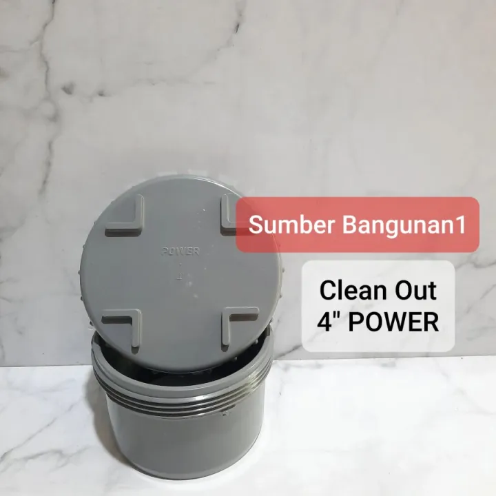 Clean Out 4" CO 4 inch POWER control septictank pembuangan penutup | Lazada Indonesia