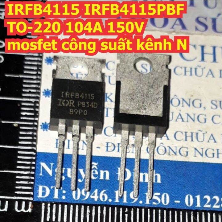 2 con IRFB4115 IRFB4115PBF TO-220 104A 150V mosfet công suất kênh N kde8085 | Lazada.vn