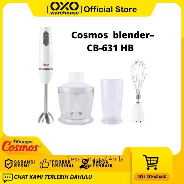 Cosmos 3 in 1 – Hand Blender 500 ml CB-631 HB Garansi Resmi | Lazada ...