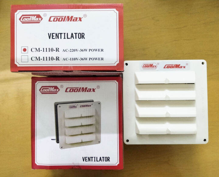 Coolmax Pressure Ventilator - Van thông áp kho lạnh Coolmax CM-1110-R ...