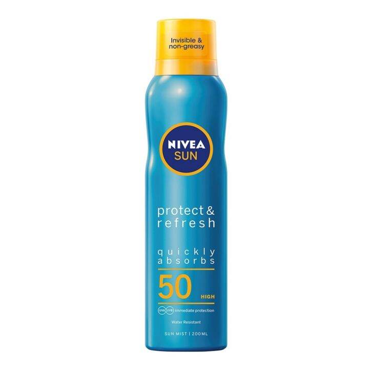 Brand New NIVEA Sun Protect Refresh Spray Sunblock with SPF 50 200ml ...