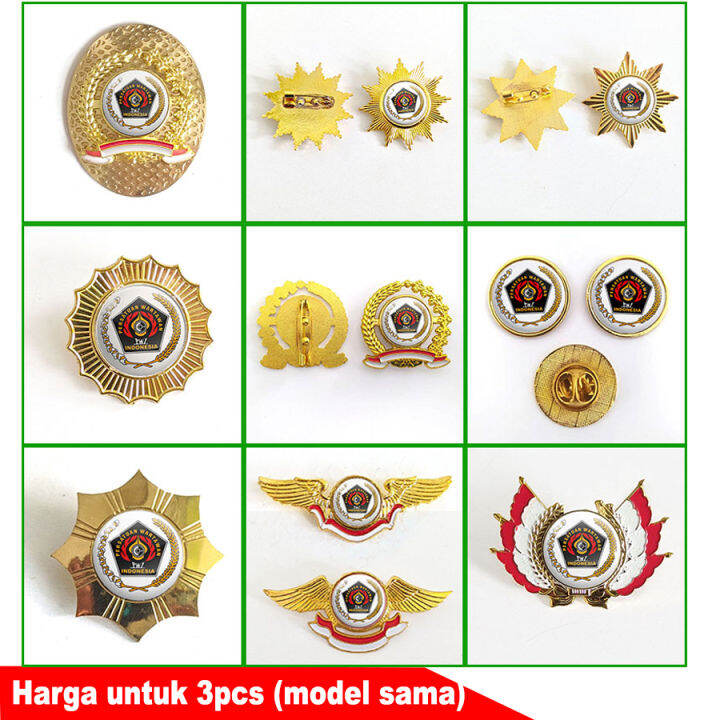 Pin PWI Pin Bros Wing Logo Persatuan Wartawan Indonesia /3pcs | Lazada ...