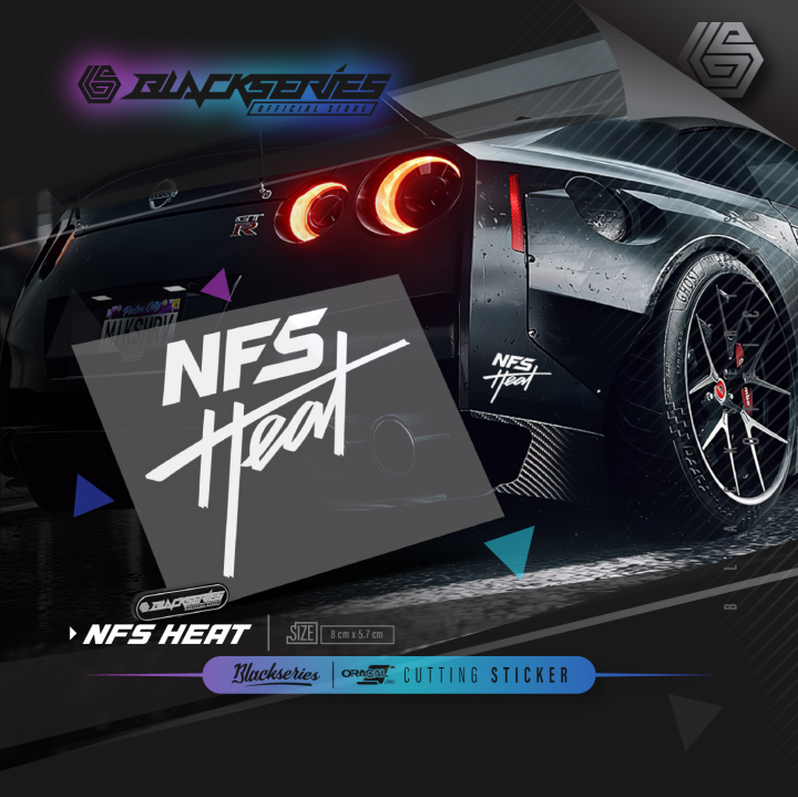 Cutting Sticker NFS Heat | Stiker NFS Heat | Need For Speed | Lazada ...